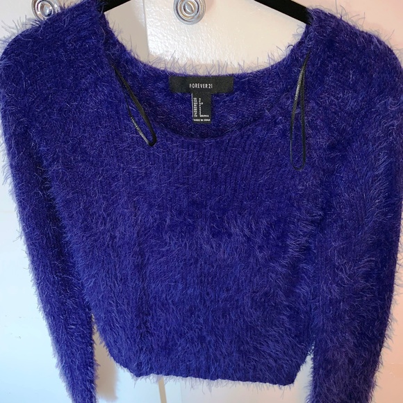 Forever 21 | Sweaters | Forever 2 Fuzzy Faux Angora Sweater | Poshmark